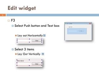 GUI_using_QT_Designer_PyQT4 | PPT