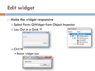 GUI_using_QT_Designer_PyQT4 | PPT