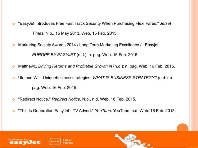 EASYJET PPT | PPTX | Air Travel | Travel Type
