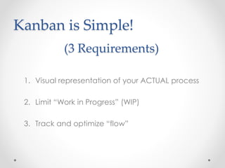 Kanban Explained Clearly | PPT
