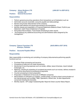 Kamlesh Resume | PDF