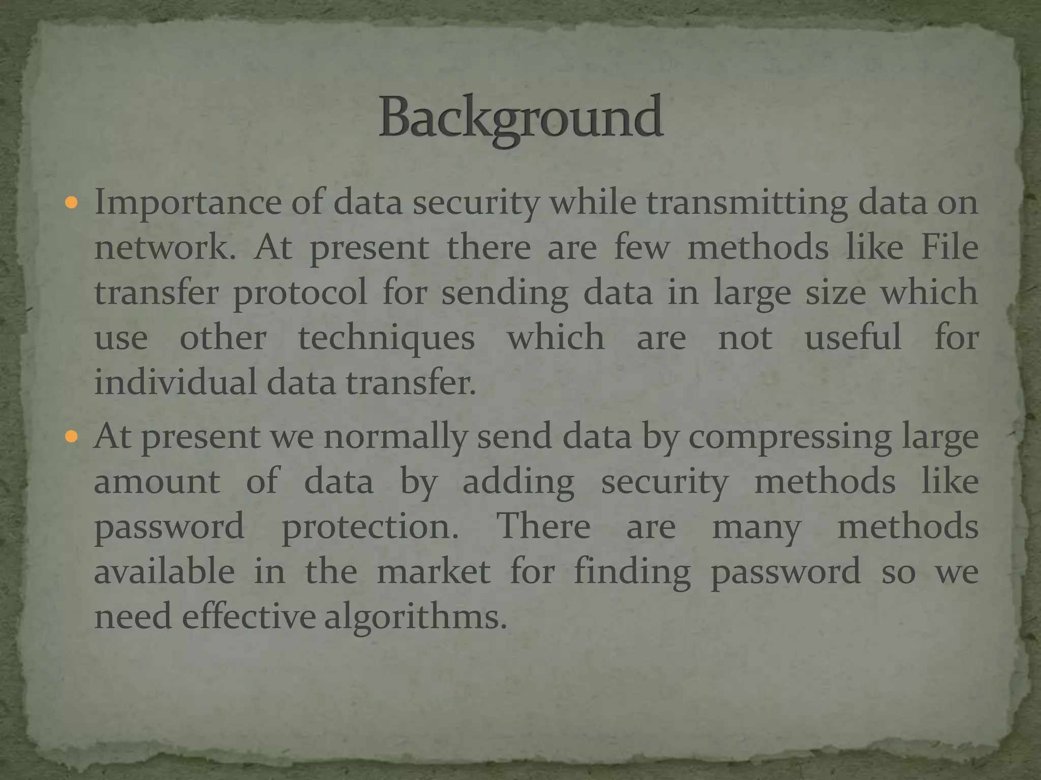 Secure Data Transmission 2010csc029 Ppt
