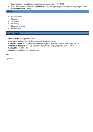 PRAMIT CHATTERJEE | PDF