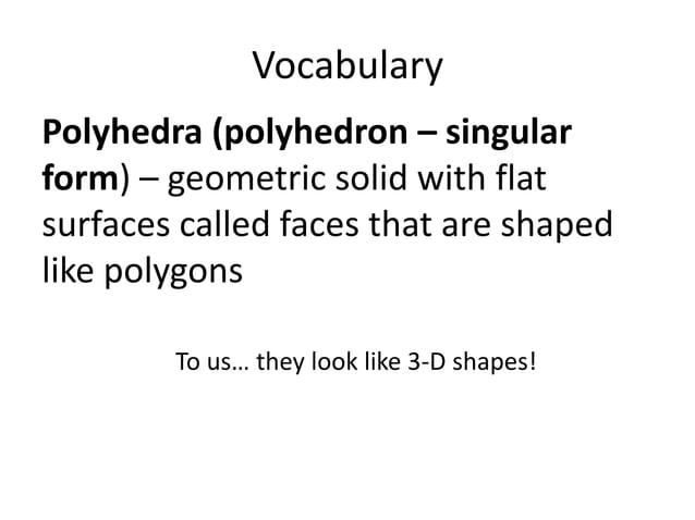 3a And 3b Classify And Construct 3 D Shapes Pptx 3 D Graphics Computer Software And