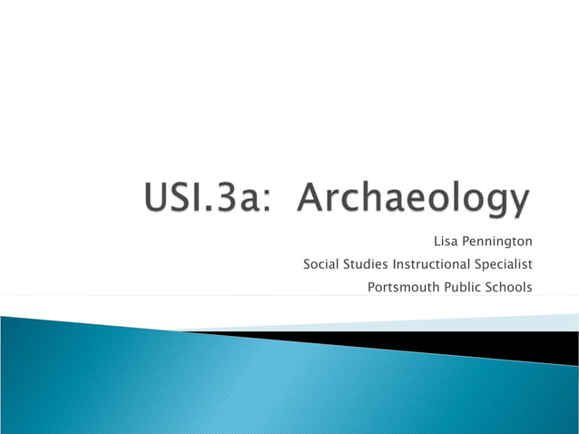 3a archaeology | PPT