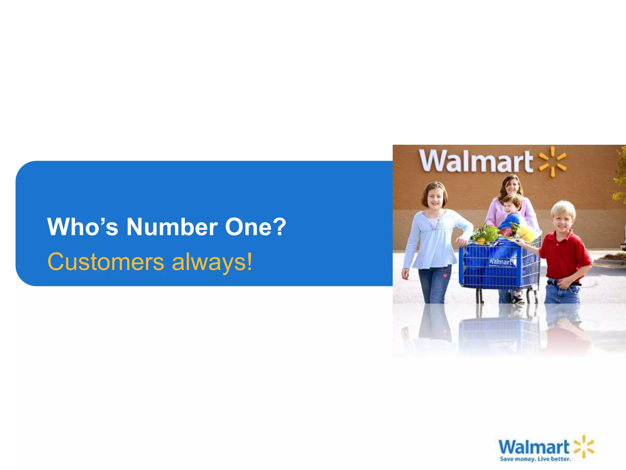 Walmart intern project ppt | PPT