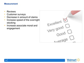 Walmart intern project ppt | PPT