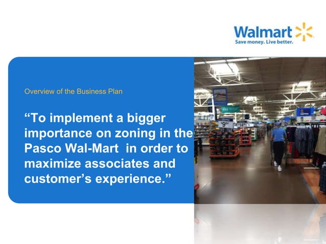 Walmart intern project ppt | PPT