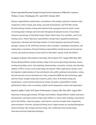 Bruce Smith Resume 2016 | PDF