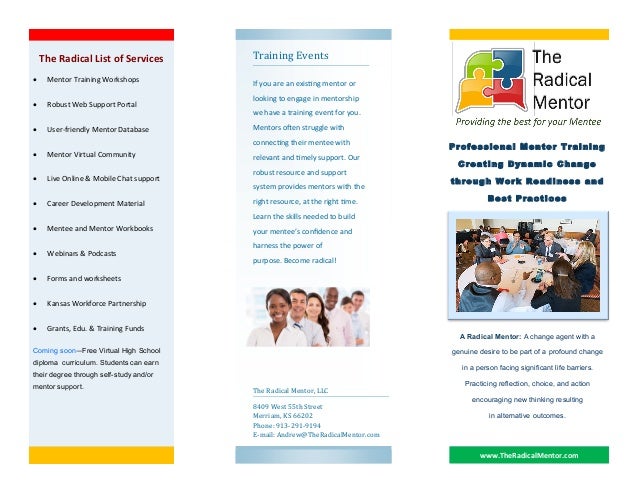The Radical Mentor Flyer 7.30.2016
