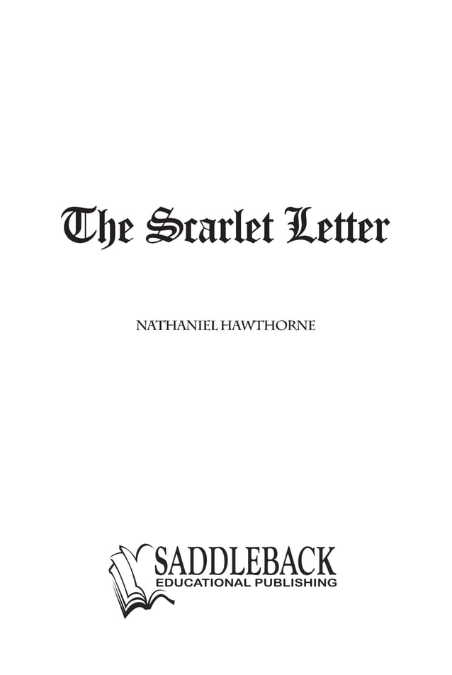 3A book - The Scarlet Letter | PDF