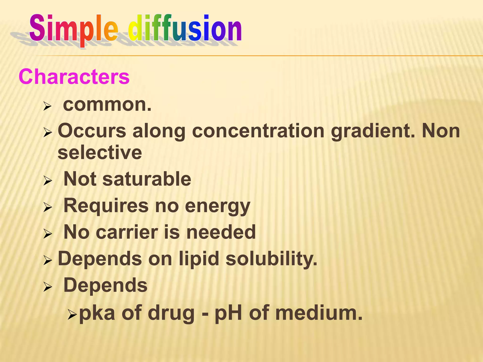 Pharmacology of absorption and bioavailability | PPTX