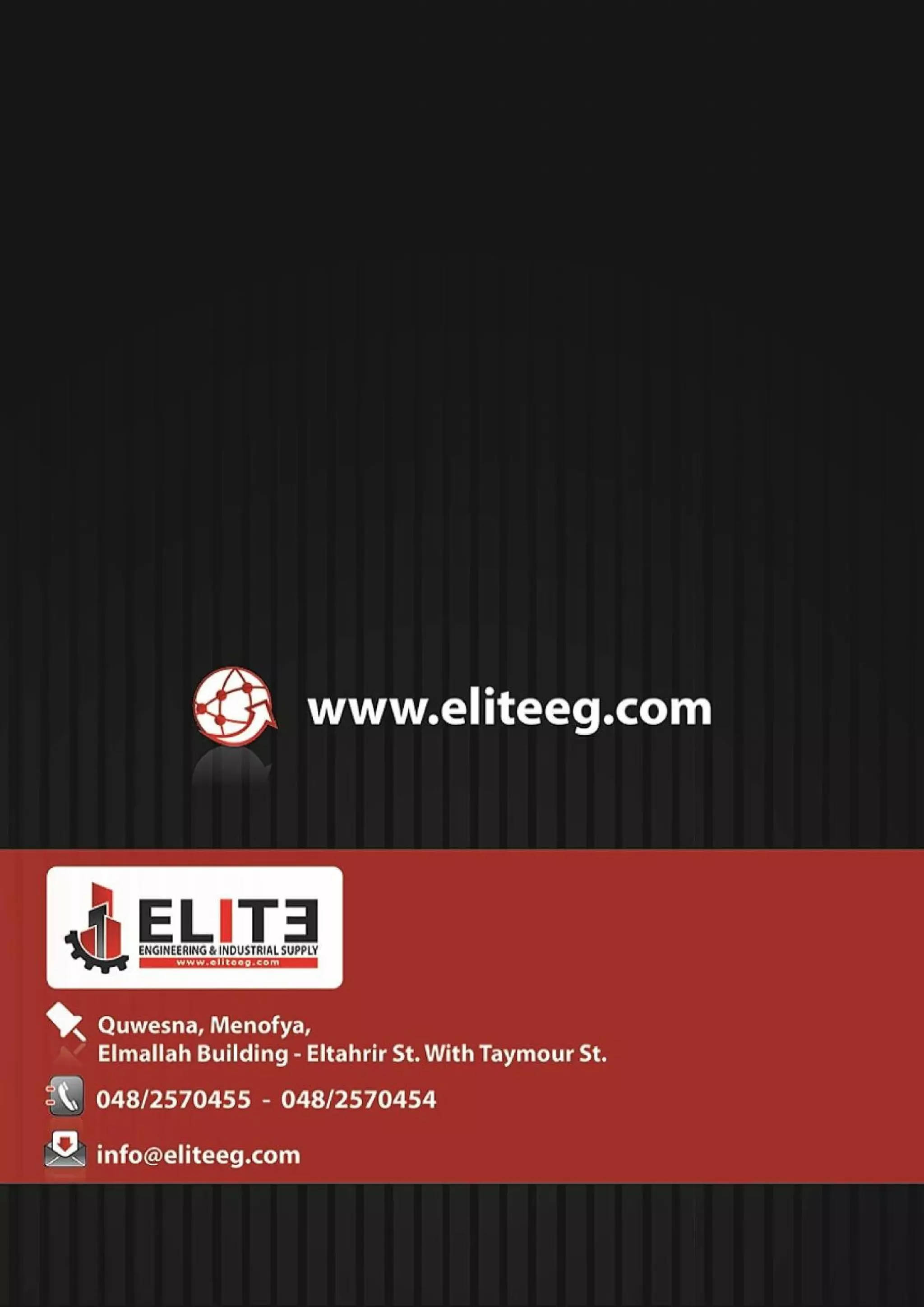 Elite Engineering Catalogue | PDF