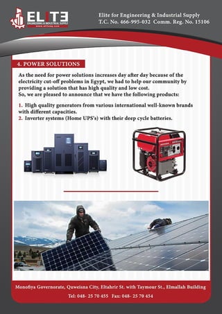 Elite Engineering Catalogue | PDF