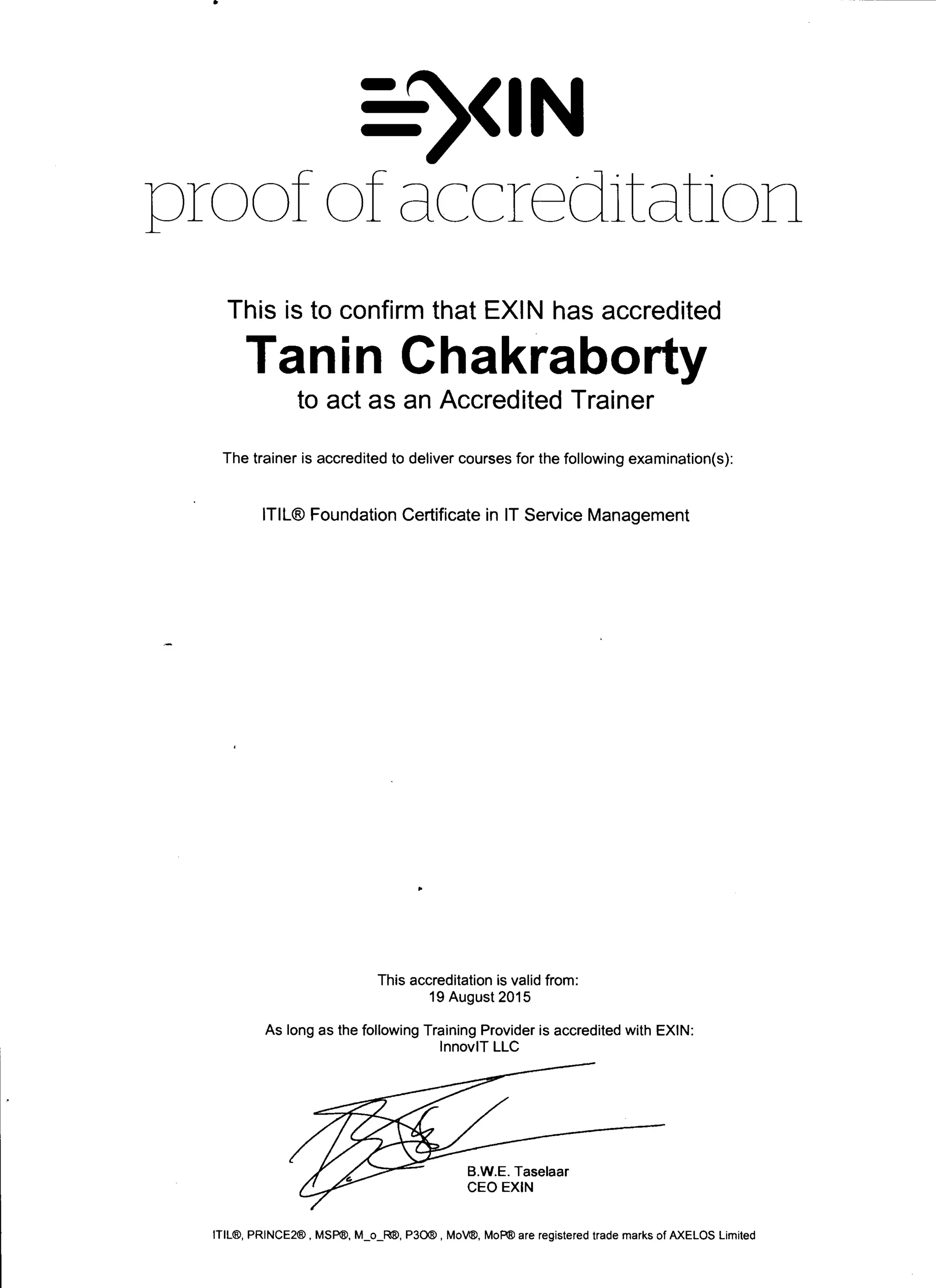 exin_accrediation | PDF