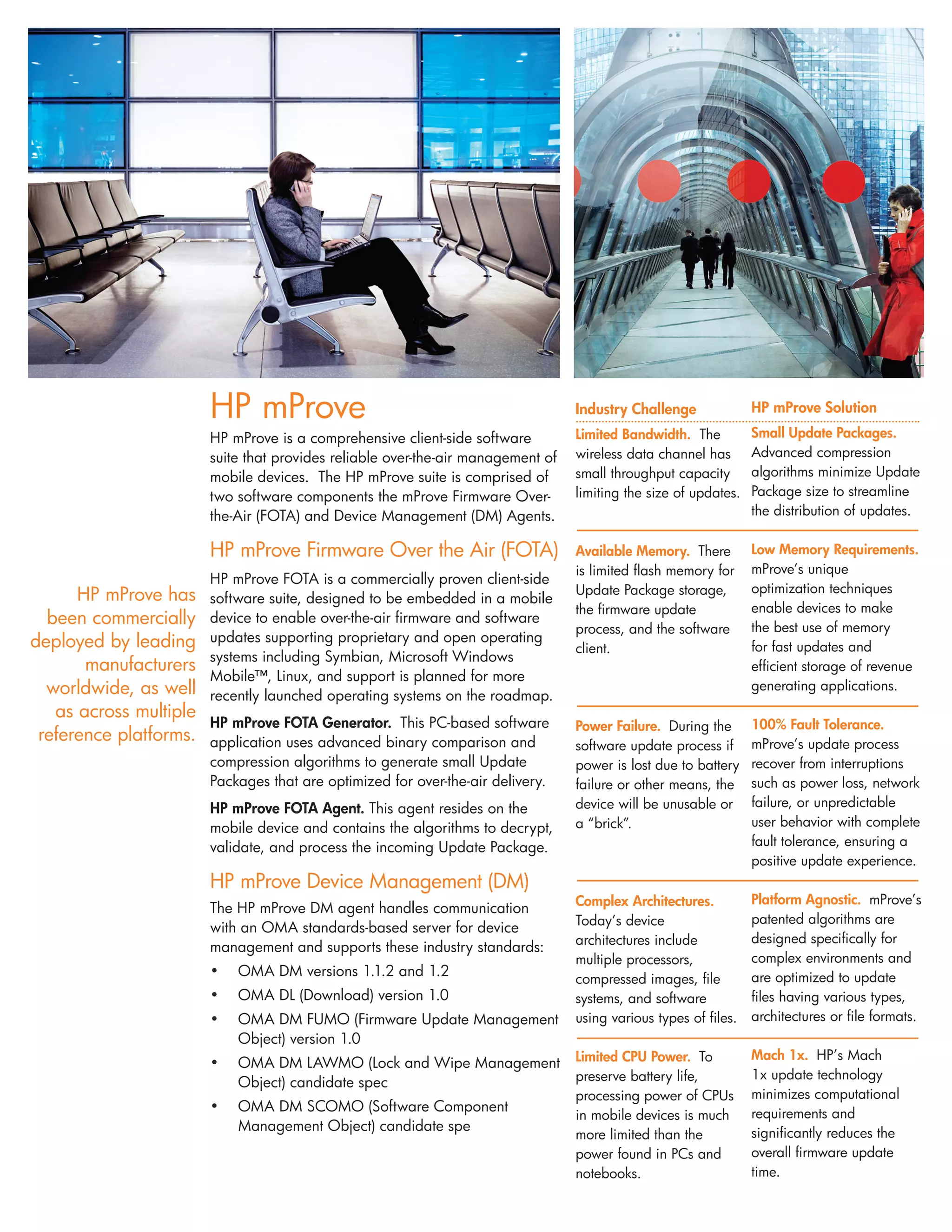 HP mProve Datasheet Final | PDF