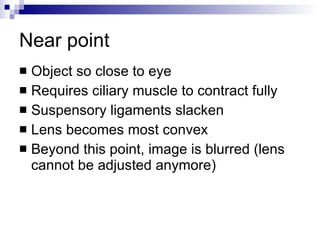Chapter 14 The Human Eye Lesson 3 - The 2 Mechanisms of the Eye 1 ...