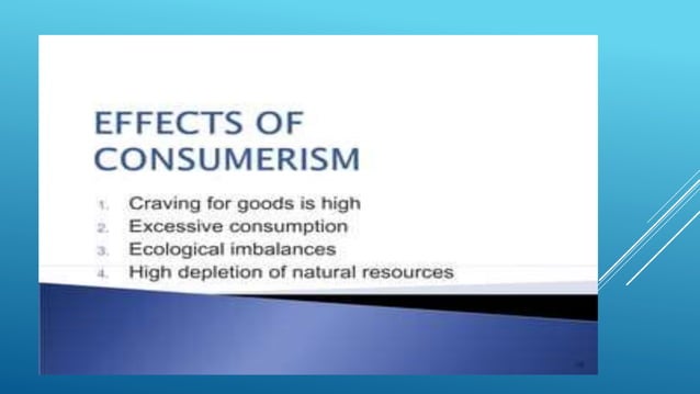 consumerism.pptx consumerism effect, con | PPT