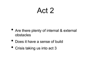 3 act structure simple overview | PPT