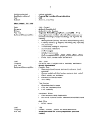 Kgadi Mach Mahla CV | DOC