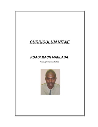 Kgadi Mach Mahla CV | PDF