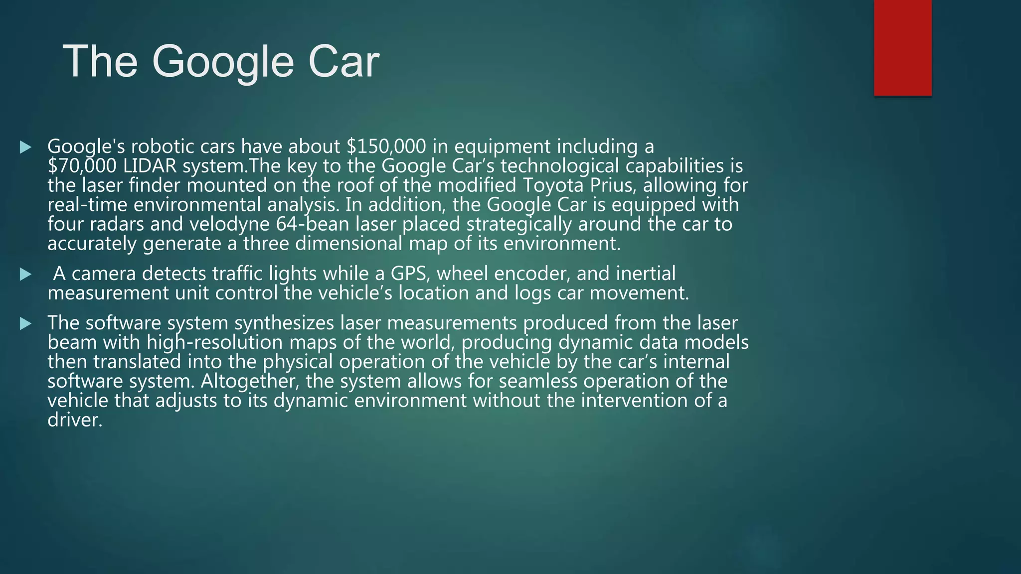 (The google car) Presentation | PPTX