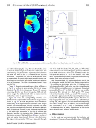 Parsons and Robar, An investigation of kV CBCT image quality and dose ...