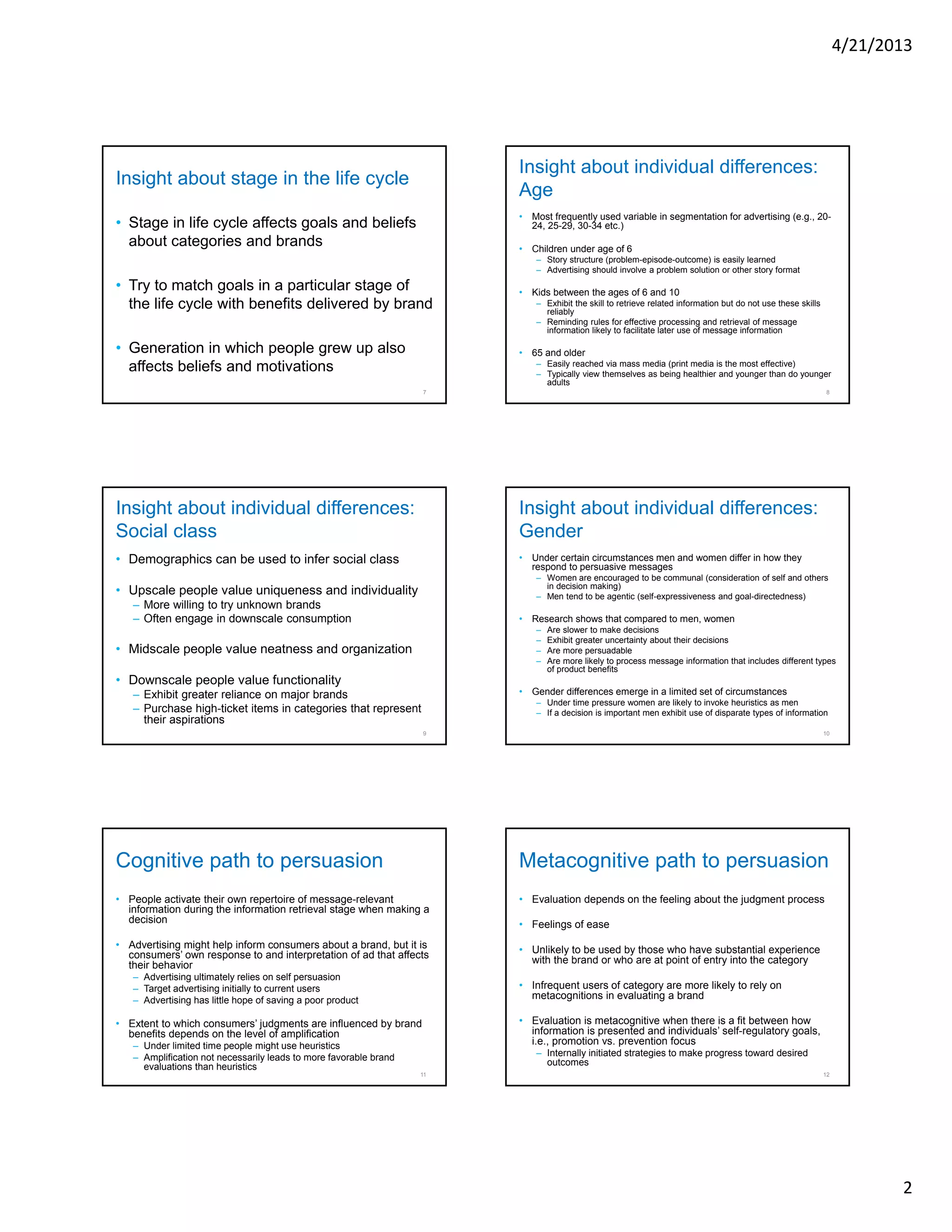 Advertising consumer insight | PDF
