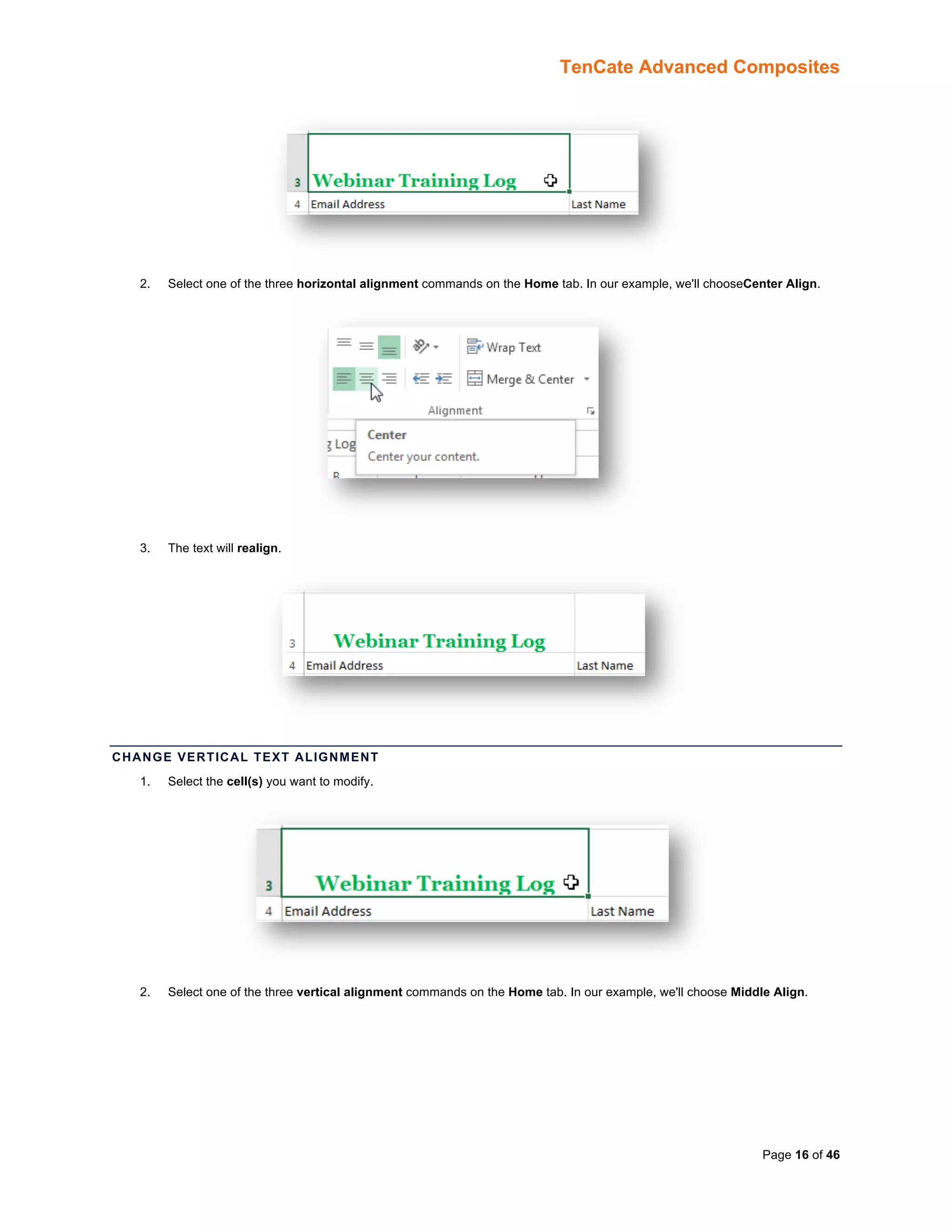 Excel Training Manual | PDF