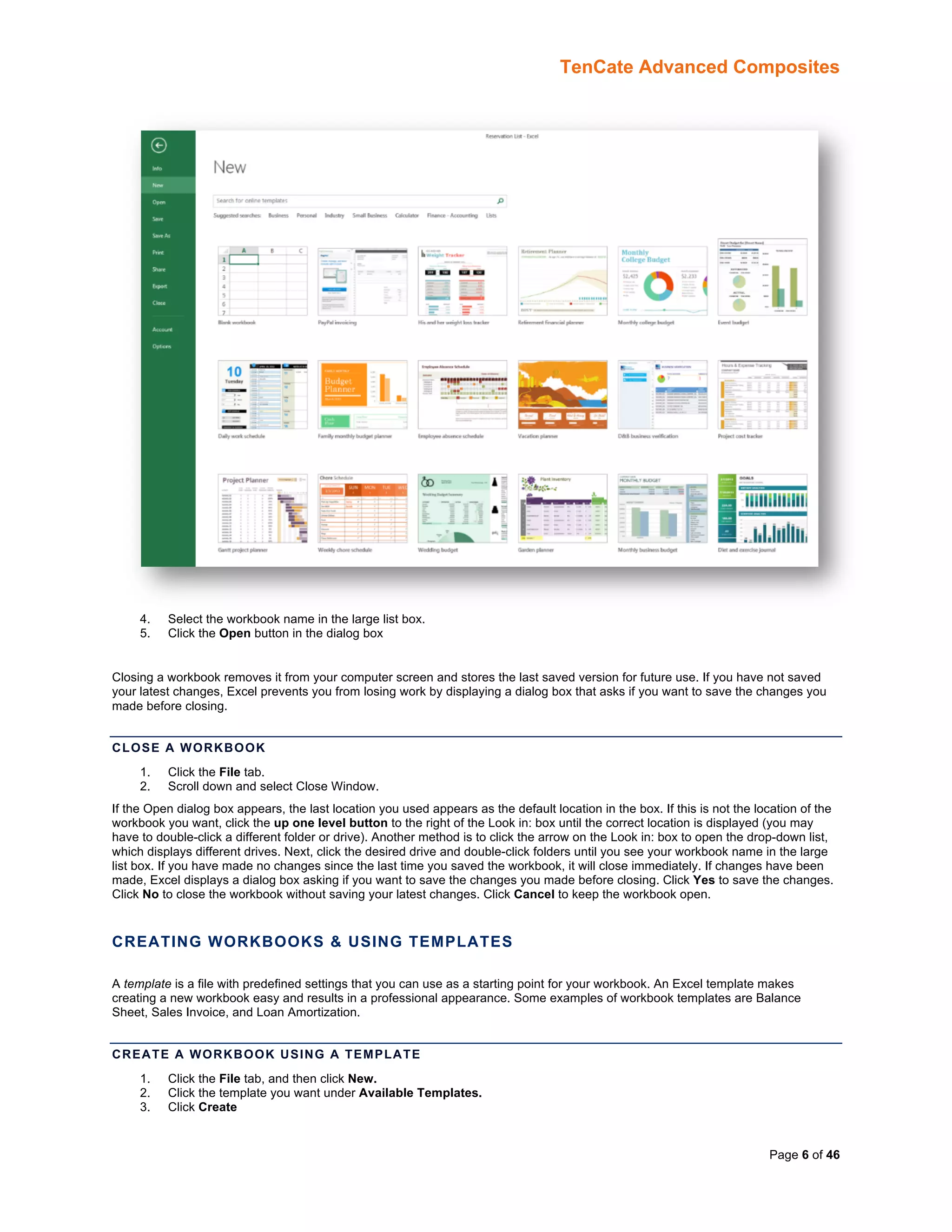 Excel Training Manual | PDF