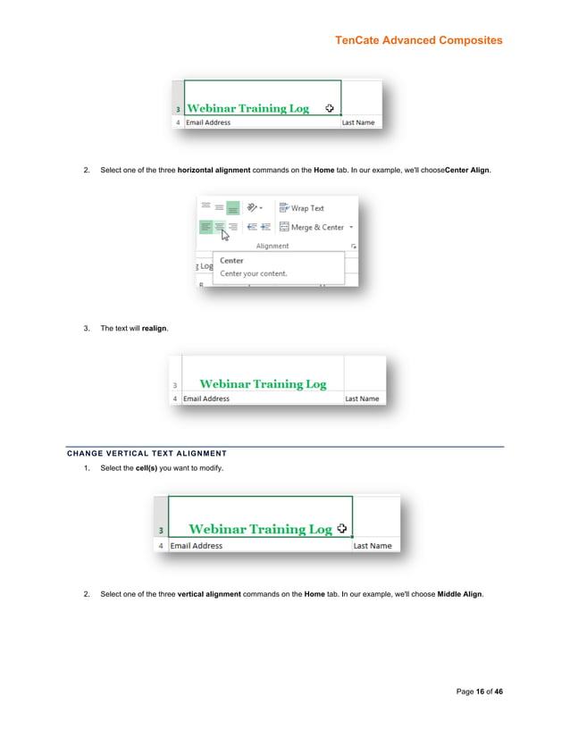 Excel Training Manual | PDF