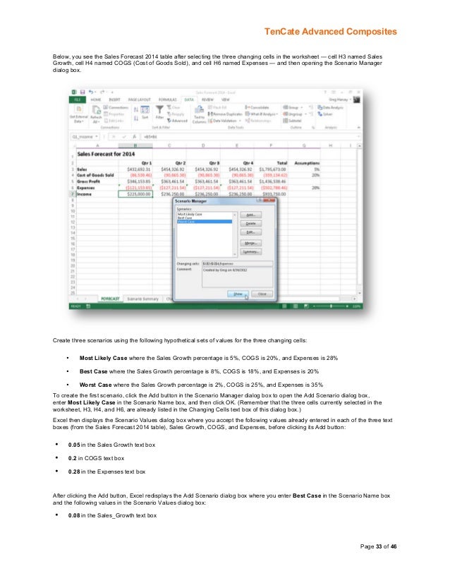 Excel Training Manual