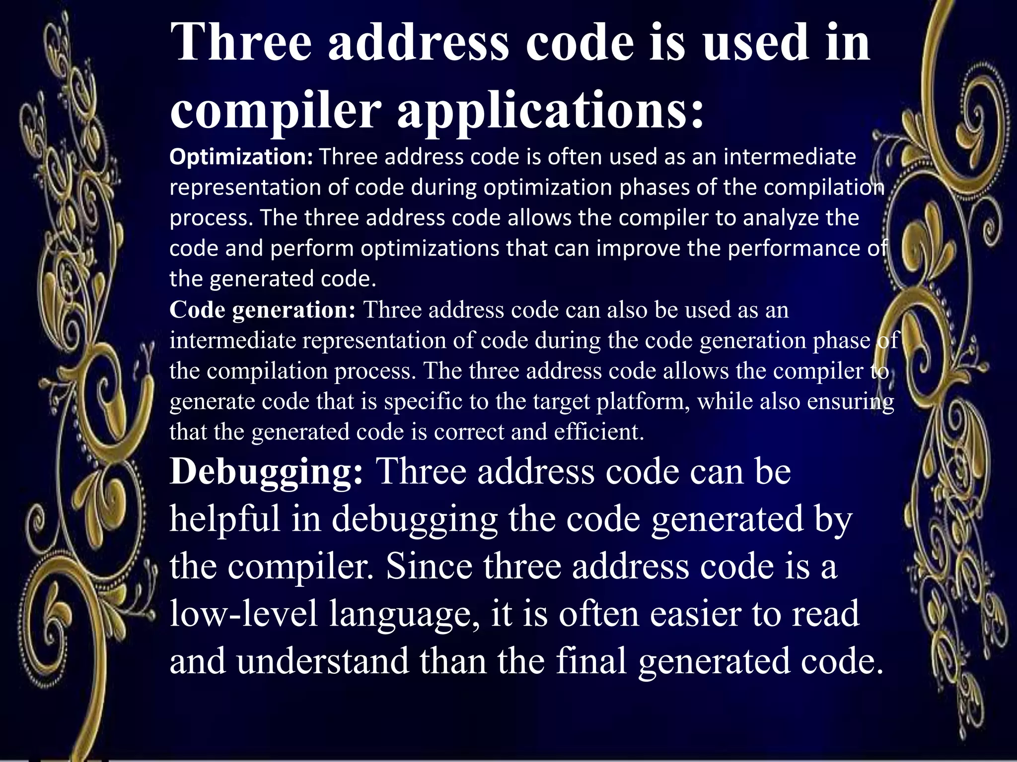 3 address code ujjwal matoliya.pptx
