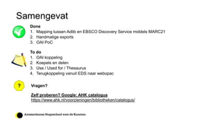 3 adlib eds koppeling presentatie1.1 | PPT