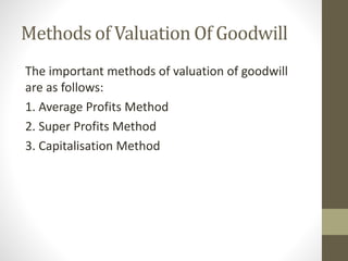 Admission of a Partner in a partnership firm accountancy | PPTX