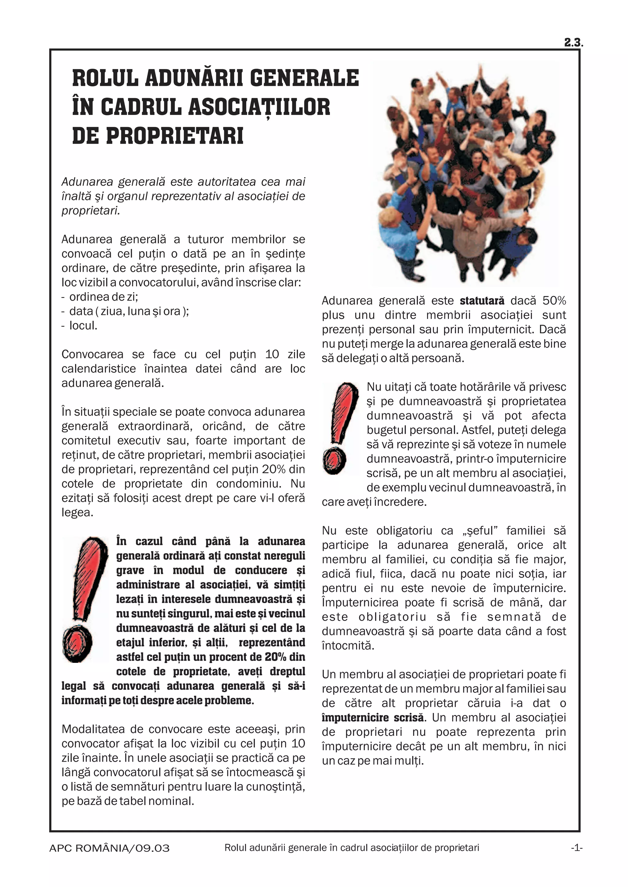 3 adunarea generala | PDF