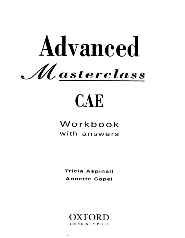 3_Advanced_Masterclass_CAE_Workbook.pdf | Free Download