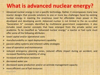 ِAdvanced Nuclear Energy | PPTX