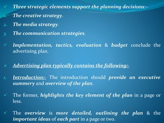Advertising planning and budget | PPT