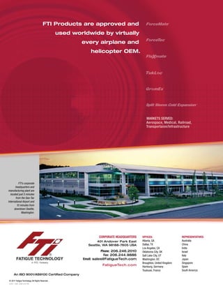 Fatigue Technology - Corporate Brochure | PDF