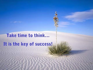 Take the time | PPT