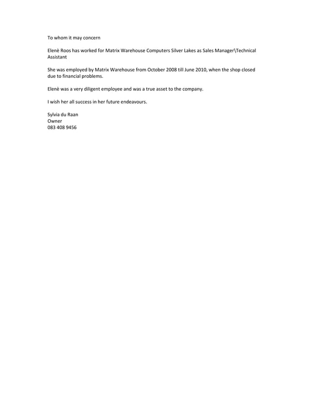 Matrix Warehouse Referral | PDF