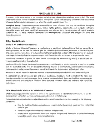 Fixed Asset Guide | DOC