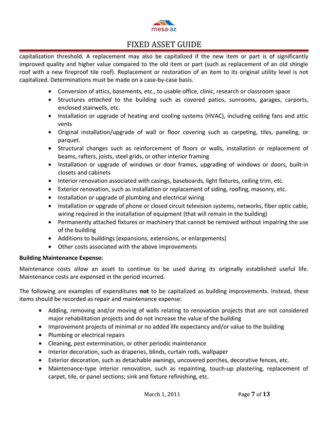 Fixed Asset Guide | DOC | Stocks and Bonds | Personal Investing
