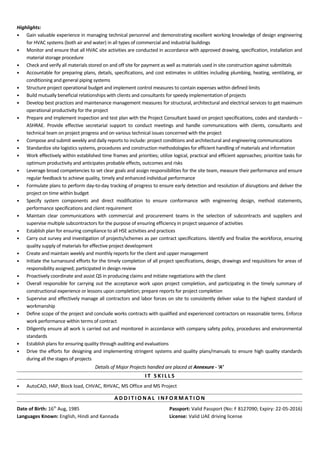 CV of Dinesh | DOC