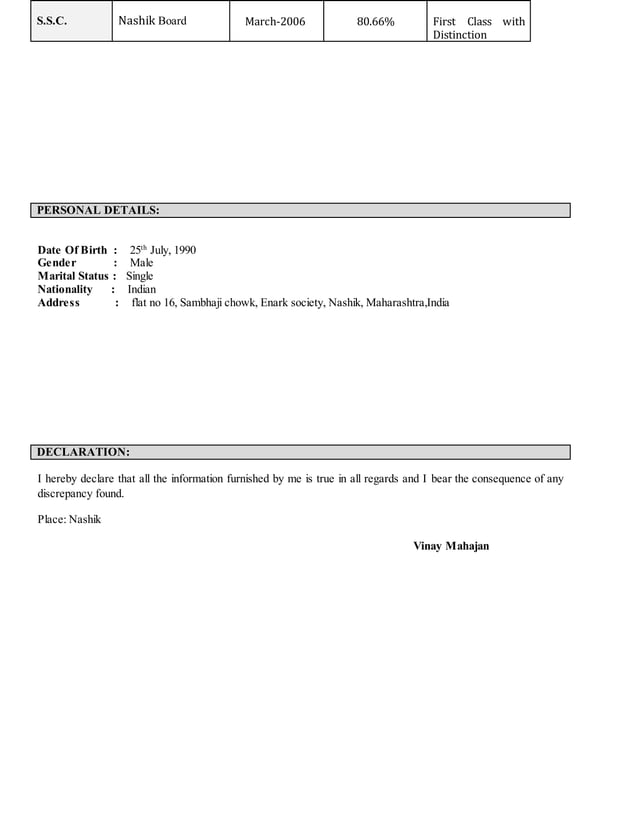 Vinay_Mahajan_CV_exp_2.6_Years | DOCX