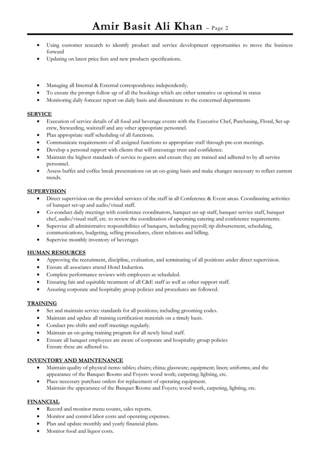 Resume Amir Khan | DOC