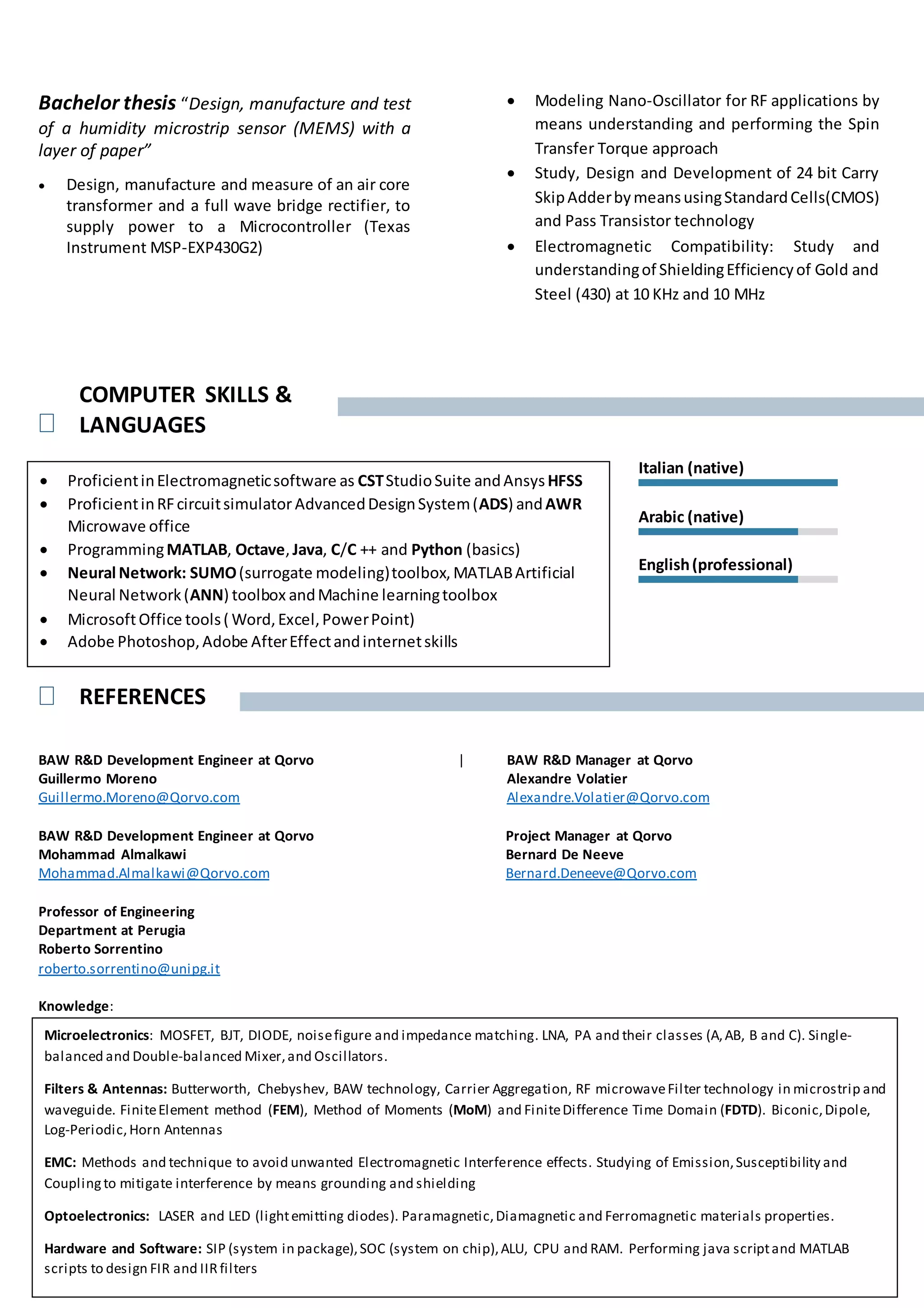Samir_Tazarine_Resume3 | DOCX | Physics | Science