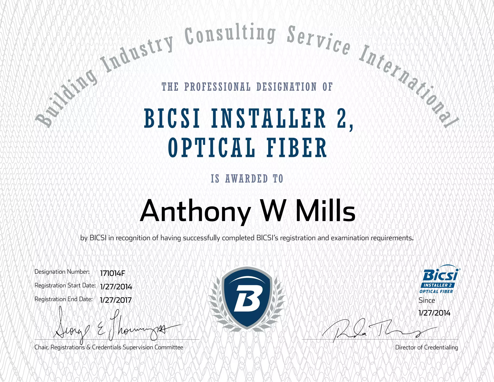 BICSI Fiber Cert | PDF