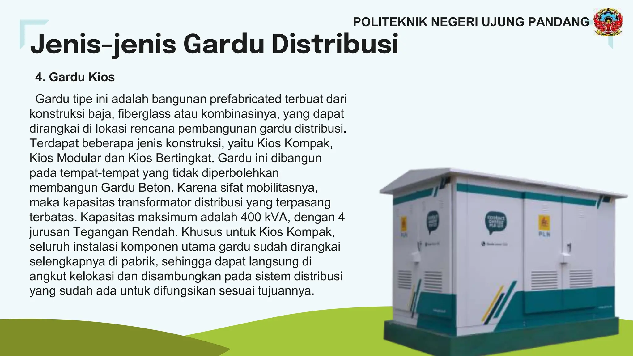 GARDU DISTRIBUSI SISTEM TENAGA LISTRIK 20 Kv/380 V | PPTX